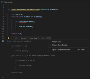 Examine GitHub Copilot’s code completion features – Tech Hub