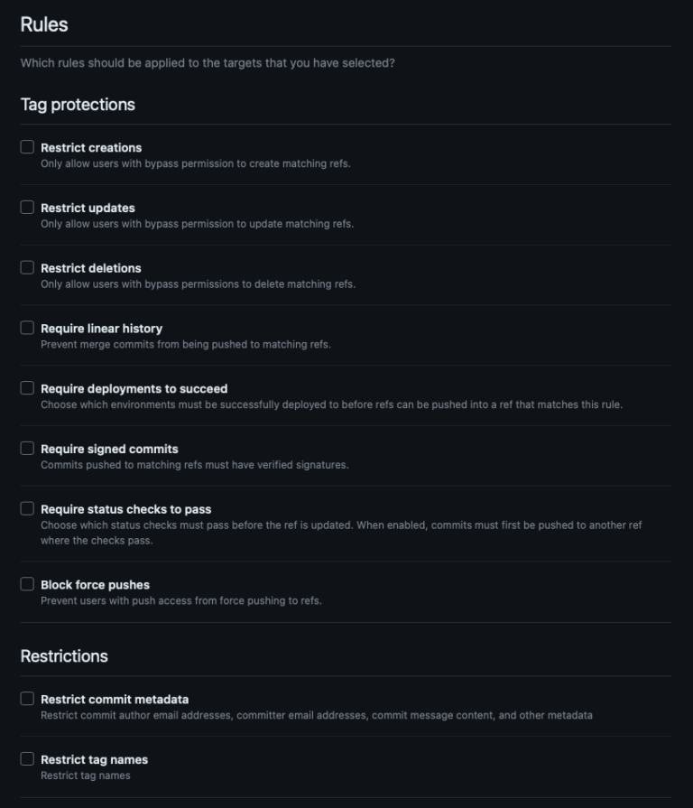 Create and manage repository rulesets – Tech Hub