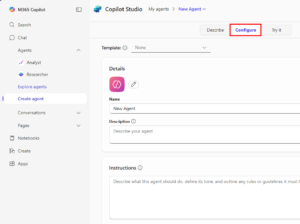 Use Agent Templates in Microsoft Copilot Studio – Tech Hub